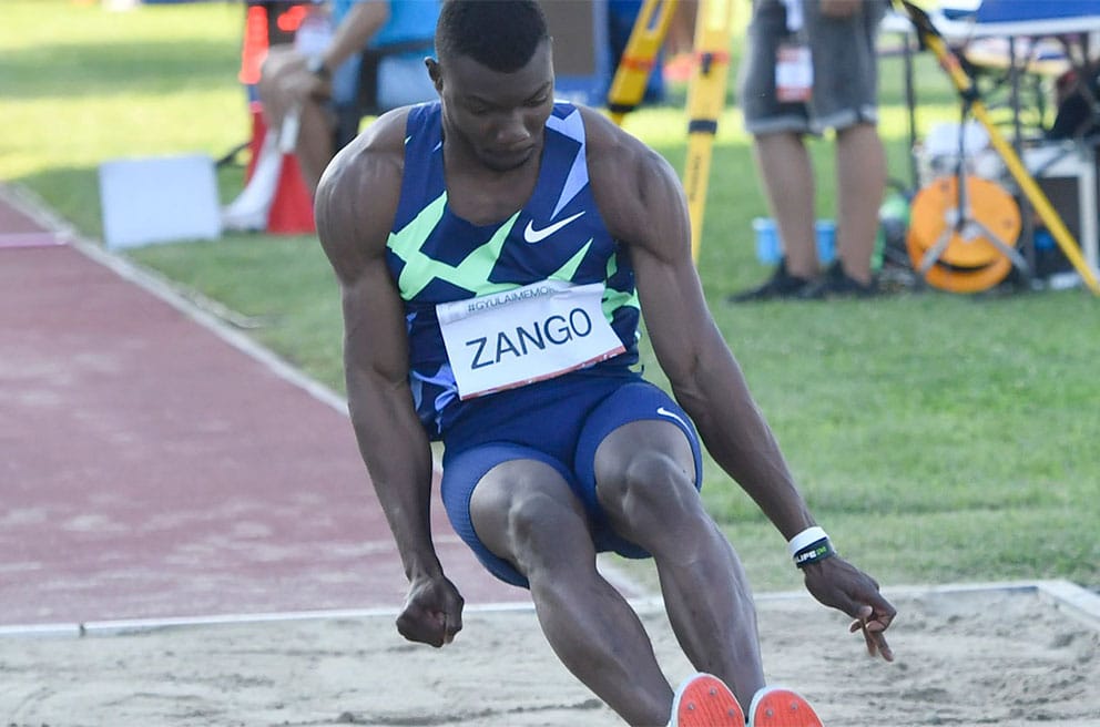 Zango prevails in triple jump summit - Absa Kip Keino Classic